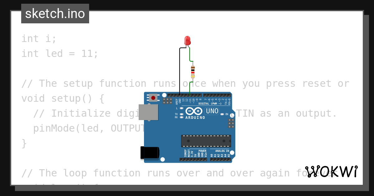 Rafid Led Modulo 10 Wokwi Esp32 Stm32 Arduino Simulator