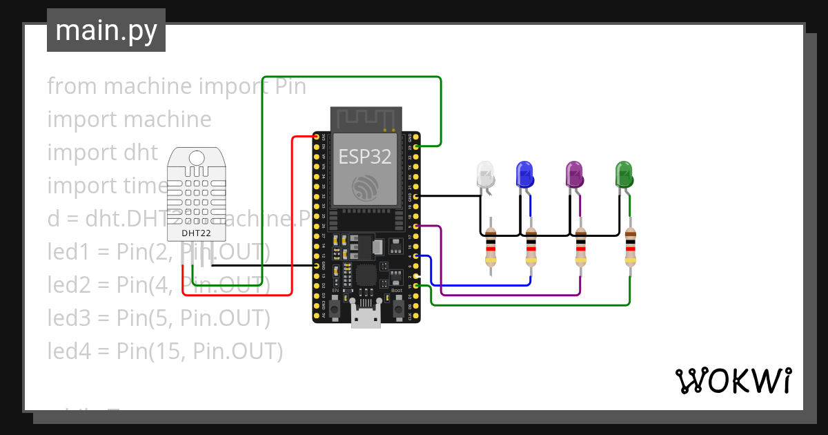 Wokwi - Online ESP32, STM32, Arduino Simulator