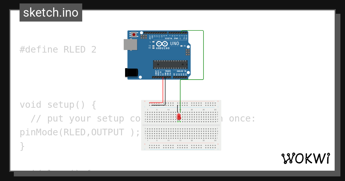 Blinking Led Wokwi Esp32 Stm32 Arduino Simulator 3936