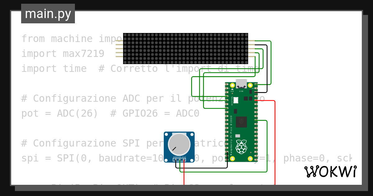 Lezione 6 Matrice Copy Wokwi Esp32 Stm32 Arduino Simulator 6876