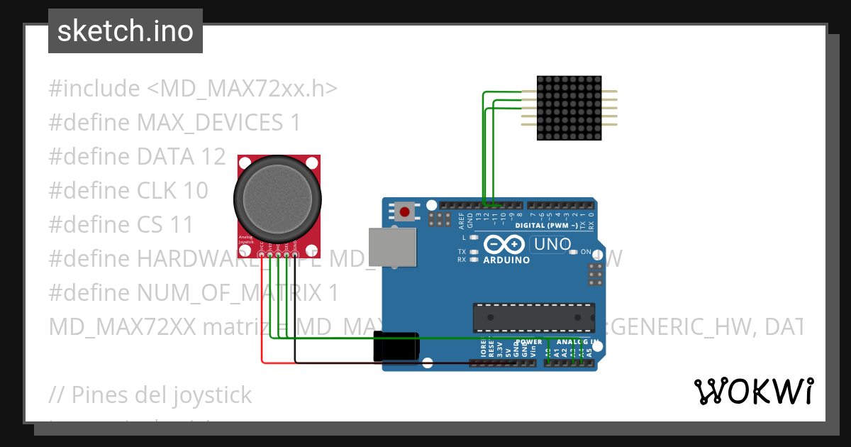 SPACE INVADERS - Wokwi ESP32, STM32, Arduino Simulator