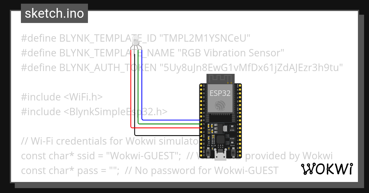 RGB Vibration Warning Working Copy - Wokwi ESP32, STM32, Arduino Simulator