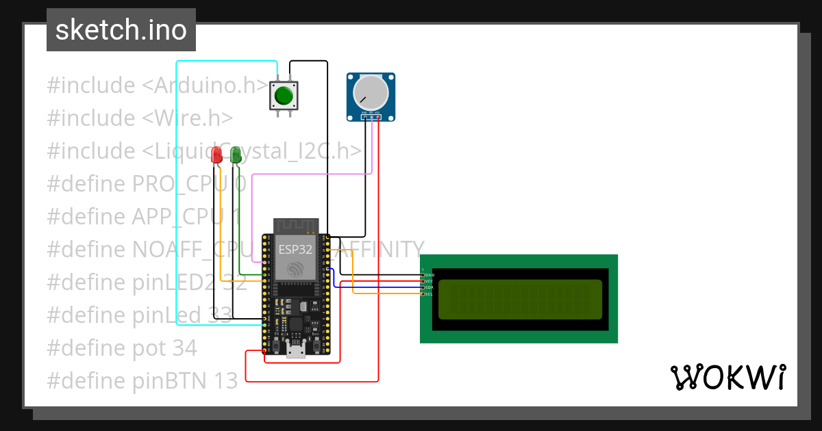 Xavier Vilema P9.2 - Wokwi ESP32, STM32, Arduino Simulator