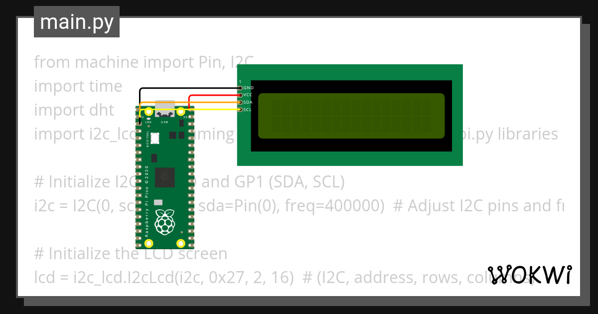 lcd - Wokwi ESP32, STM32, Arduino Simulator