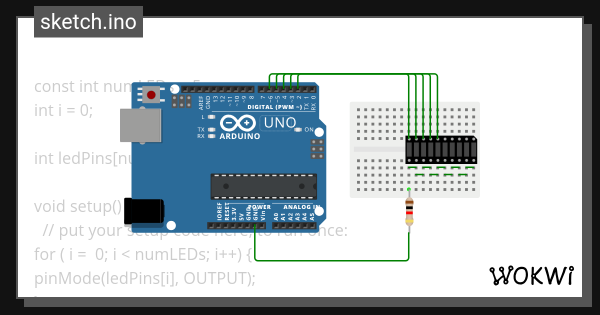 Arrays And For Statement Wokwi Esp32 Stm32 Arduino Simulator 9420