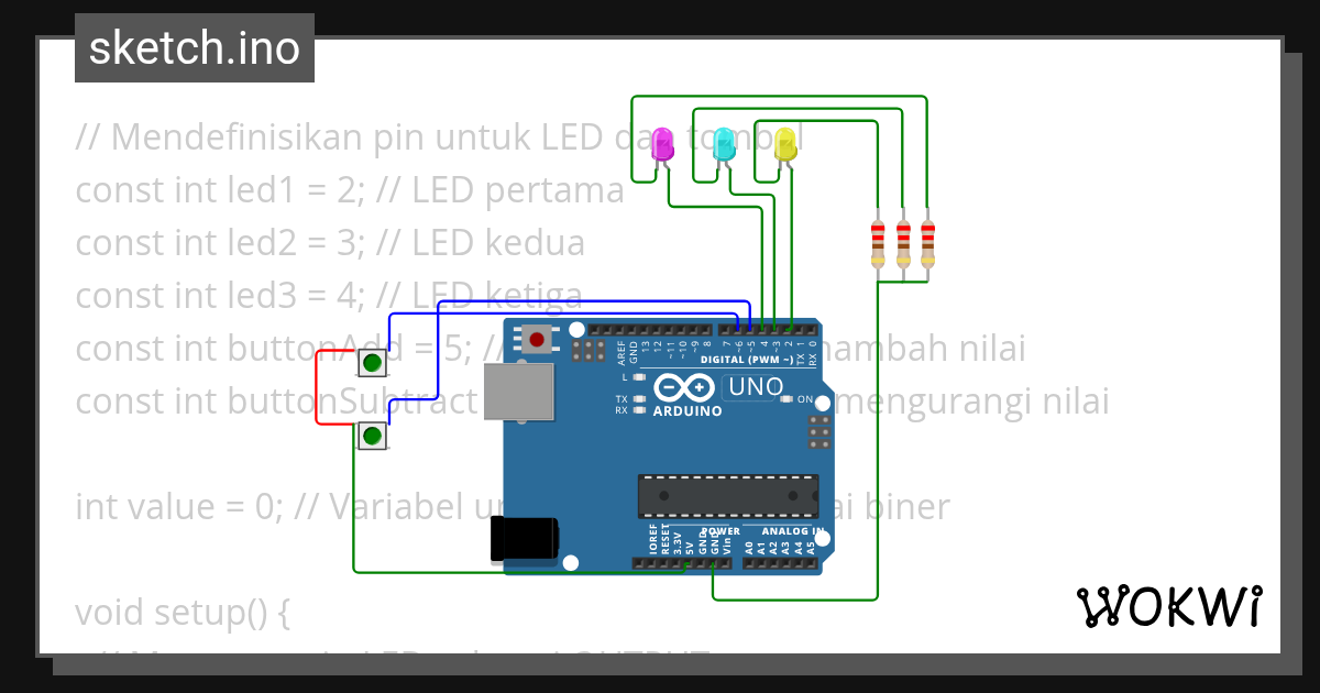 Muhammad Maulana Abu Zulfikar Permadi - Wokwi ESP32, STM32, Arduino Simulator