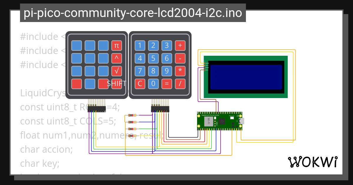 prototipocalculator.ino - Wokwi ESP32, STM32, Arduino Simulator