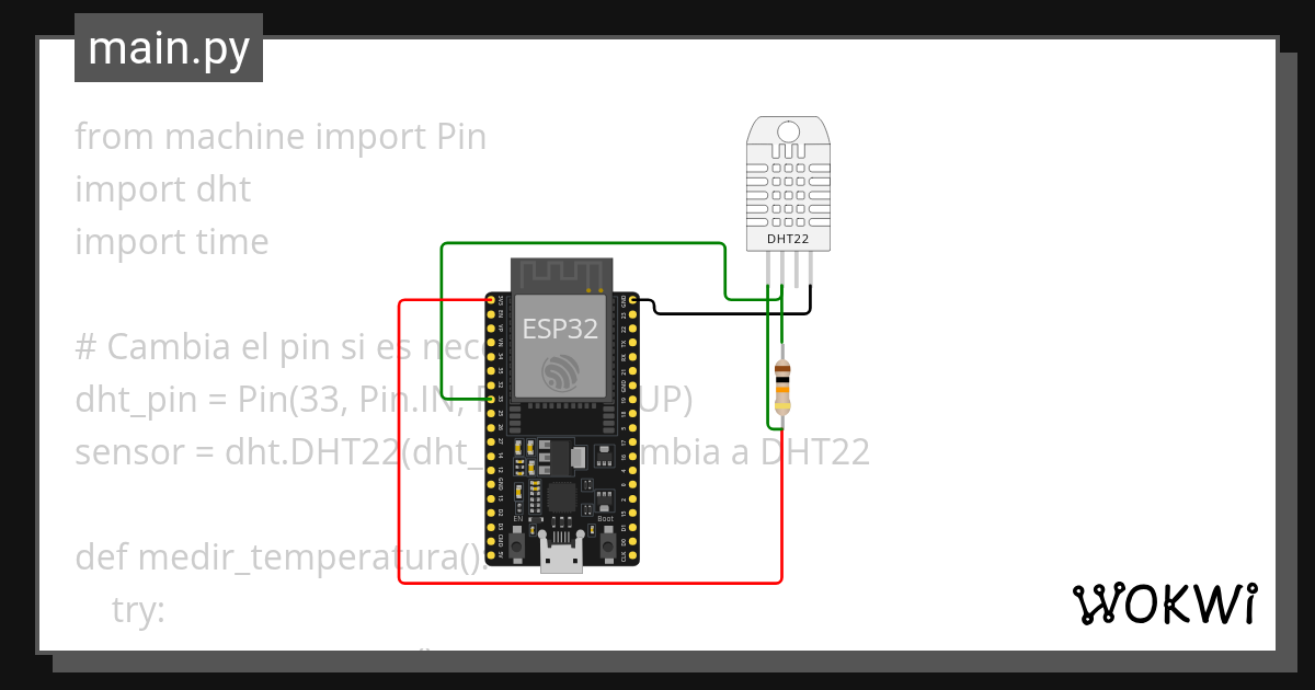 Practica5_DTH22 - Wokwi ESP32, STM32, Arduino Simulator