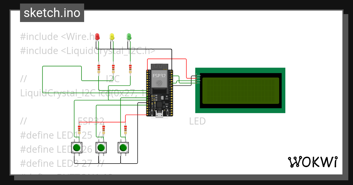 ex - Wokwi ESP32, STM32, Arduino Simulator
