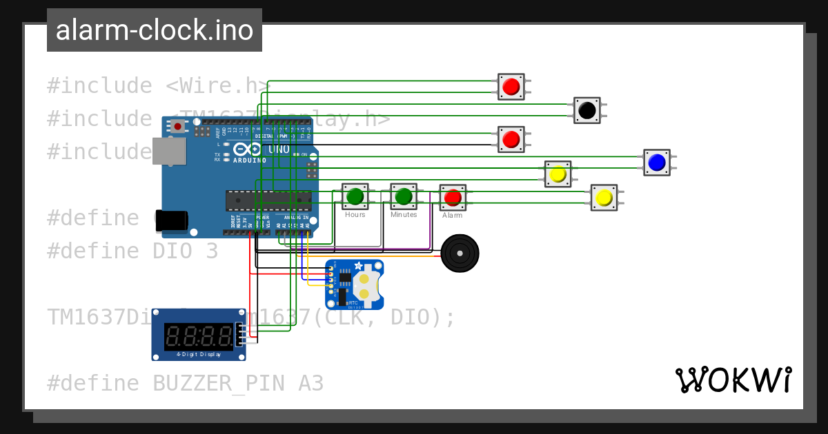 Alarm Timer Stopwatch Date 1224 Copy Wokwi Esp32 Stm32 