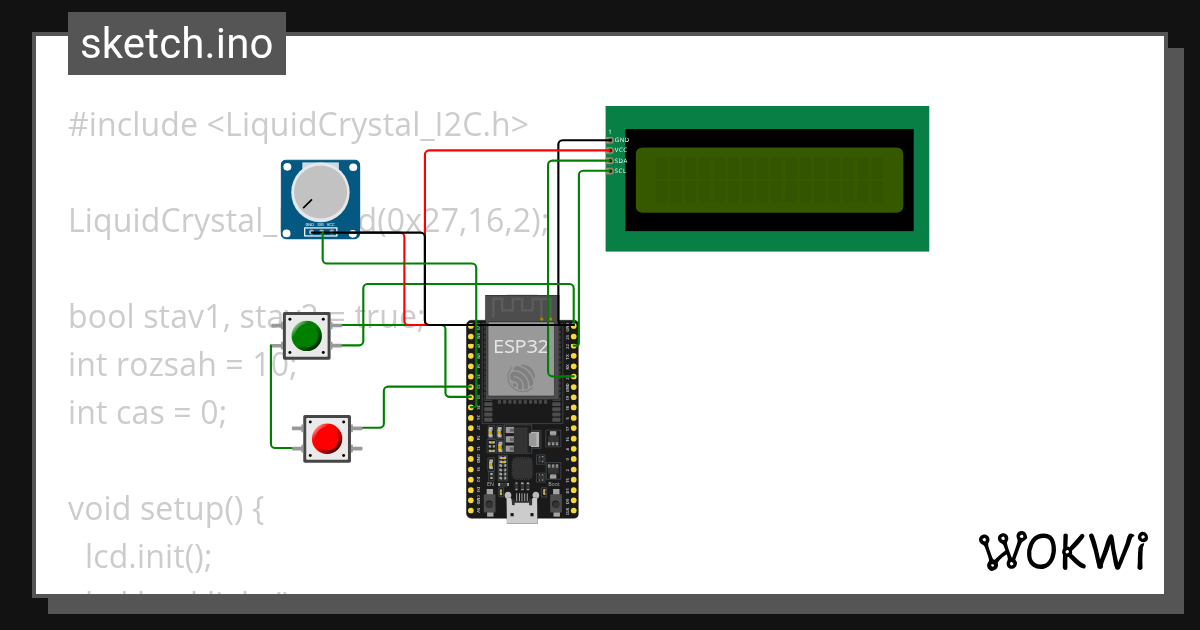 esp1 - Wokwi ESP32, STM32, Arduino Simulator