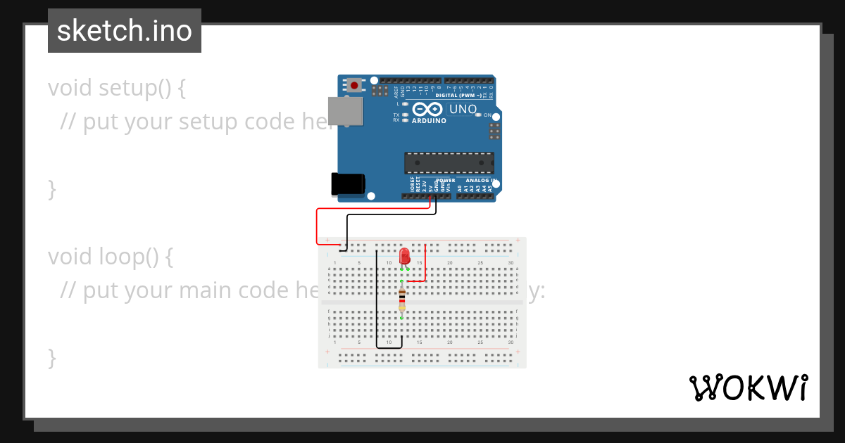 Led Leuchten Lassen Wokwi Esp32 Stm32 Arduino Simulator