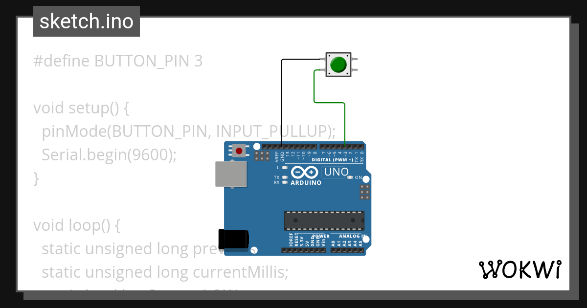TINF Lab 2 - Taster Zähler - Wokwi ESP32, STM32, Arduino Simulator