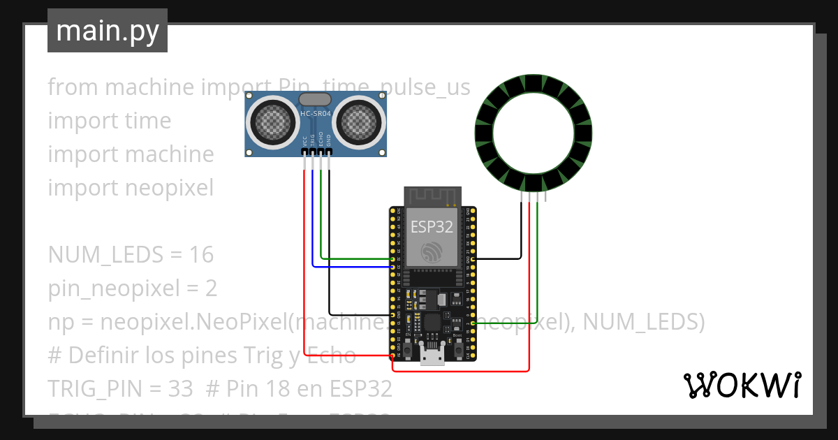 Sensor Aparcamiento 3º Copy - Wokwi ESP32, STM32, Arduino Simulator