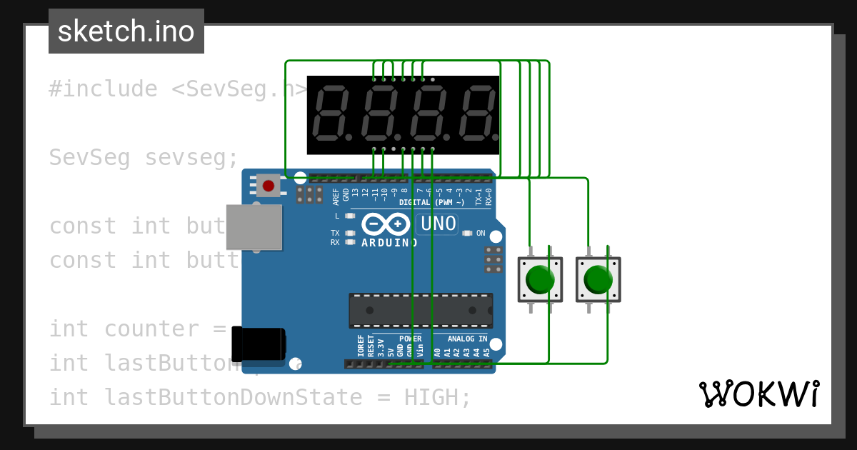 Sayaç Wokwi Esp32 Stm32 Arduino Simulator 8787
