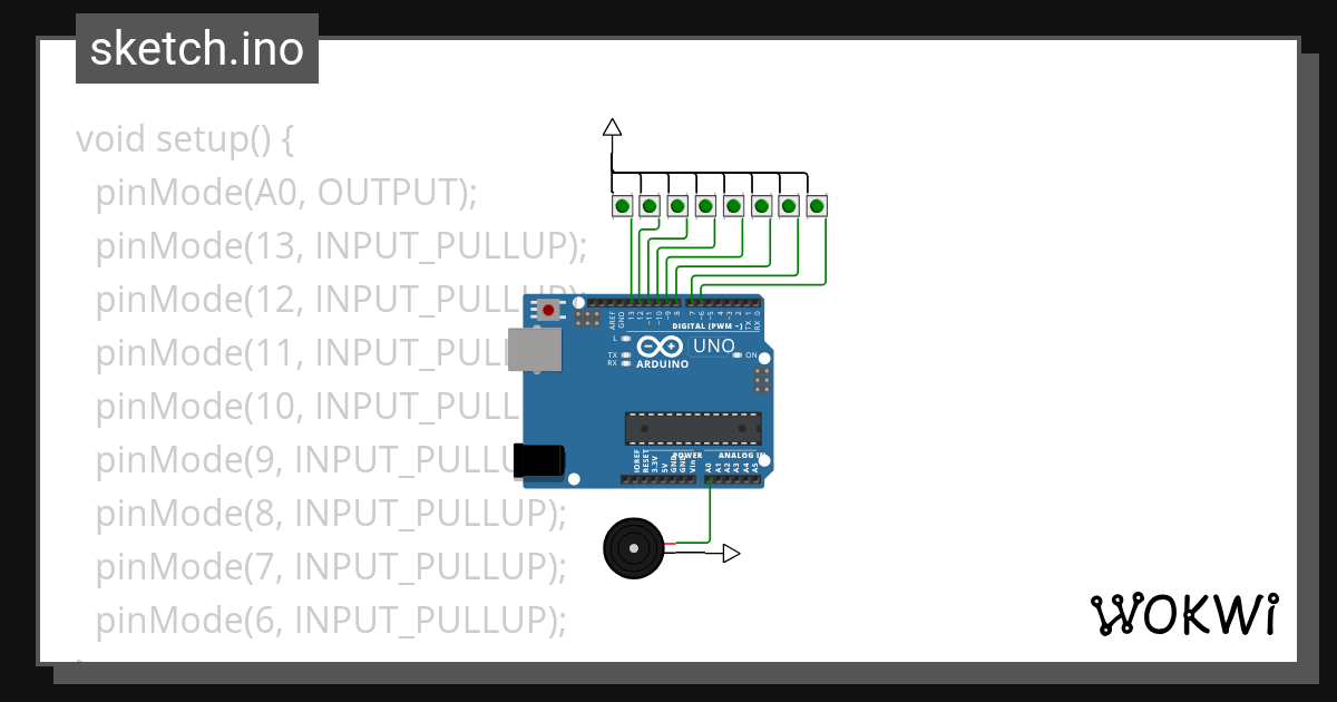 Simple Piano - Wokwi ESP32, STM32, Arduino Simulator