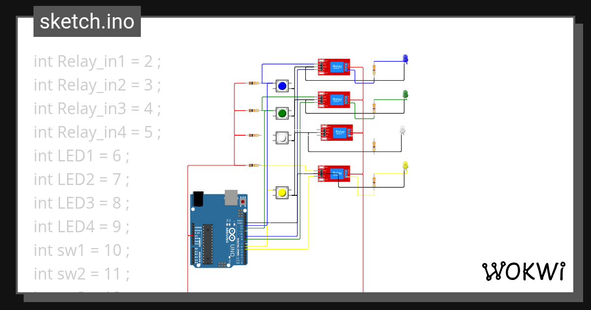 Relay - Wokwi ESP32, STM32, Arduino Simulator