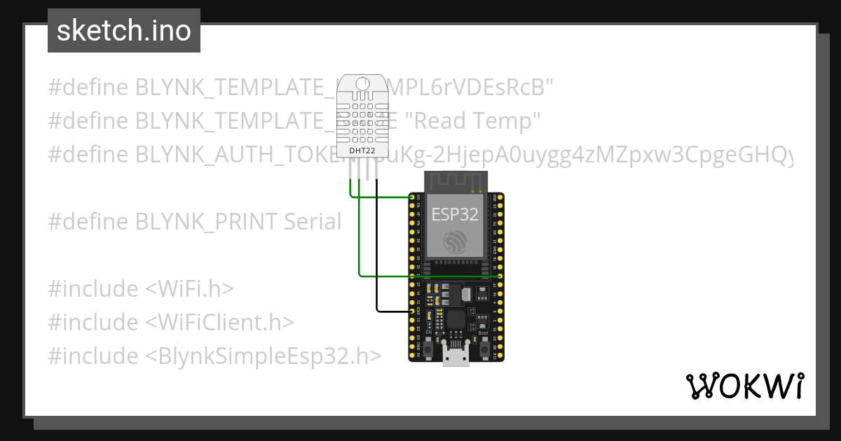 Read Temp - Wokwi ESP32, STM32, Arduino Simulator