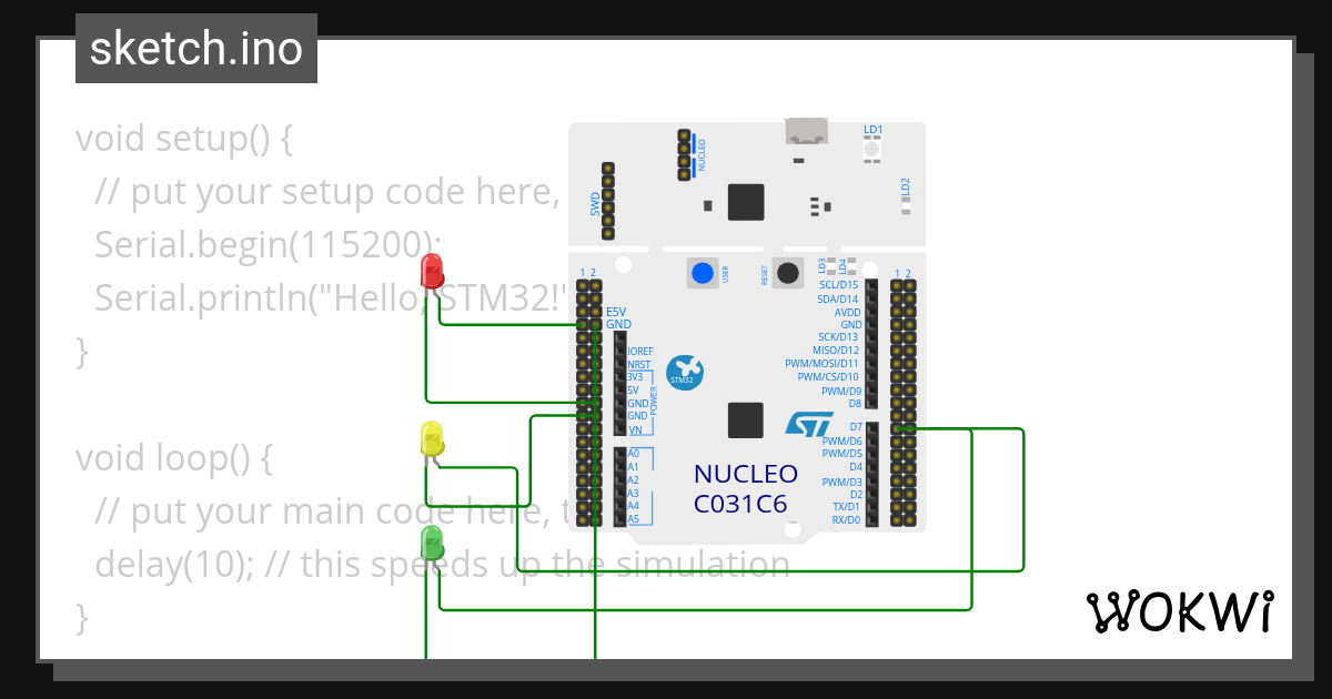 lab7 - Wokwi ESP32, STM32, Arduino Simulator