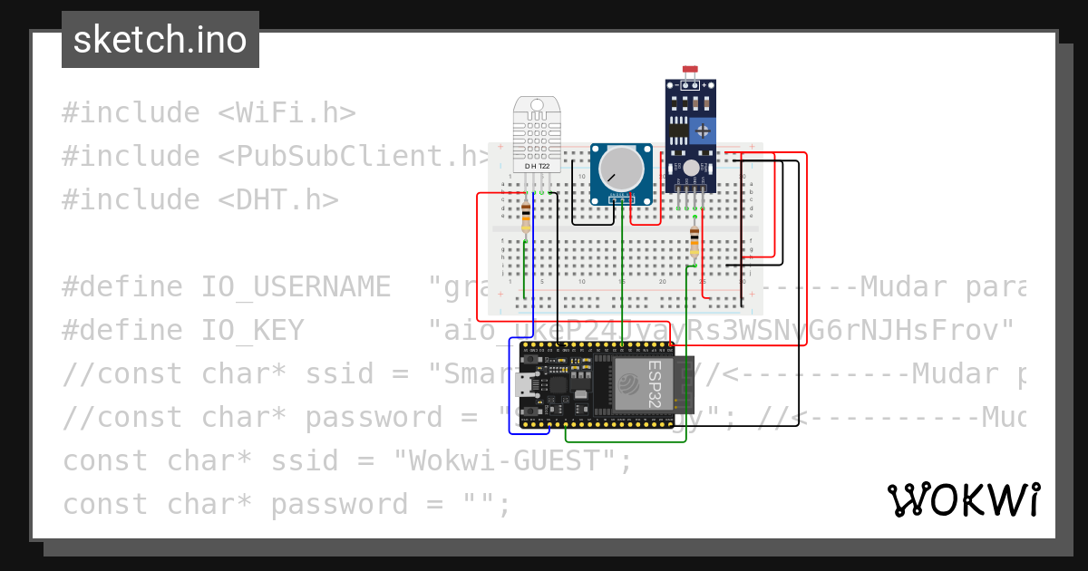 Projeto Meu Wokwi Esp32 Stm32 Arduino Simulator 
