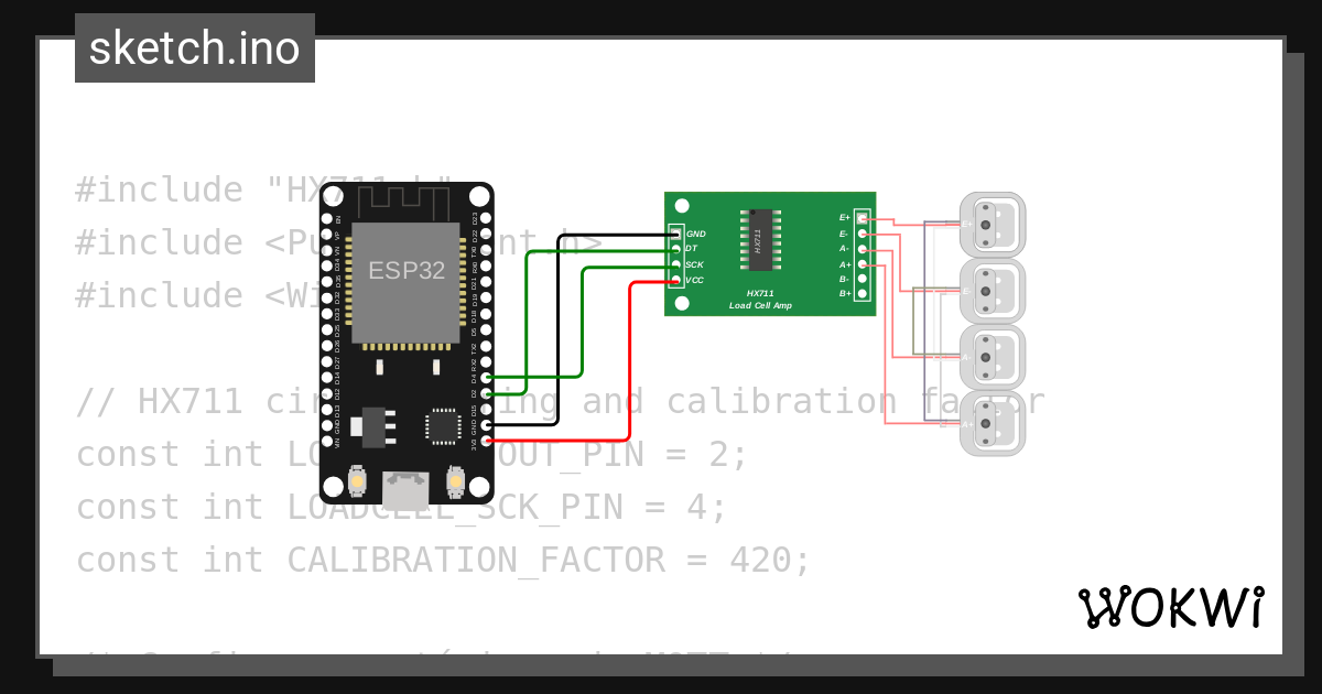 Hx711esp32 Wokwi Esp32 Stm32 Arduino Simulator 9529