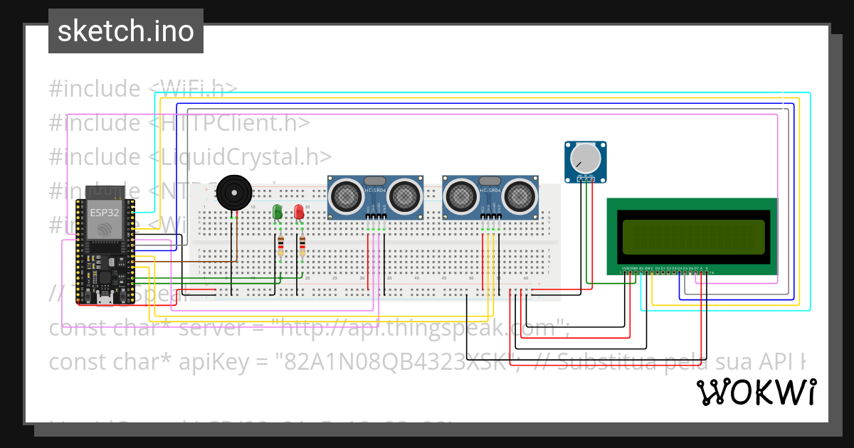 Vovó IoT (VIRTUAL) - Wokwi ESP32, STM32, Arduino Simulator