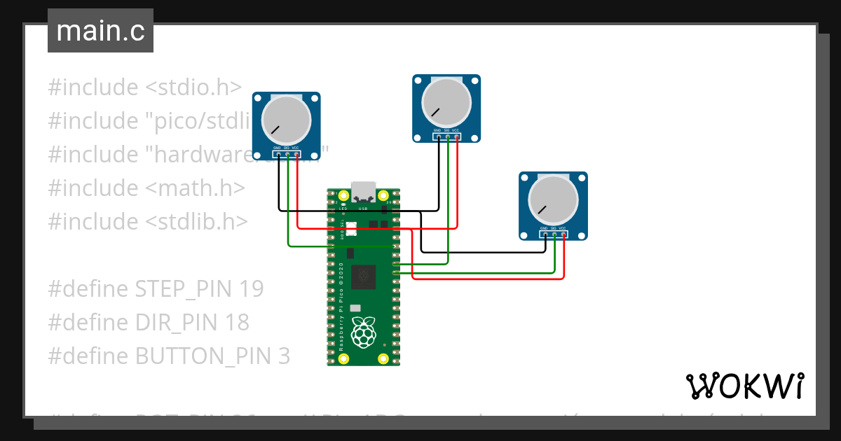 POTENCIOMETRO - Wokwi ESP32, STM32, Arduino Simulator