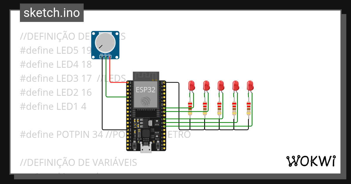SEQUENCIA_LEDS_BINARIO - Wokwi ESP32, STM32, Arduino Simulator