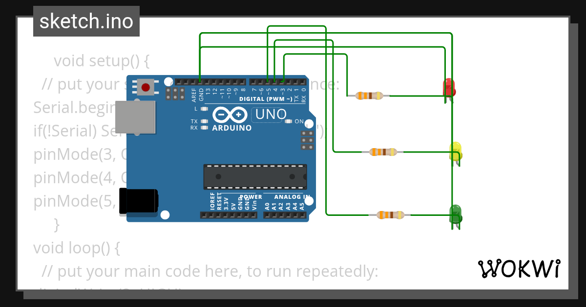 A Lamp Wokwi Esp32 Stm32 Arduino Simulator 