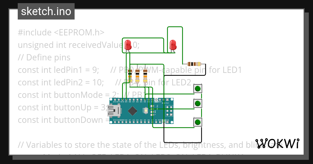 vc02 arduino circuit - Wokwi ESP32, STM32, Arduino Simulator
