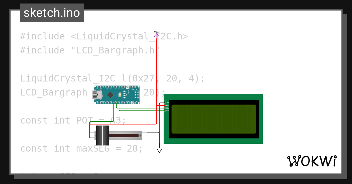 Pot Bargraph Library Wokwi Esp32 Stm32 Arduino Simulator 4150