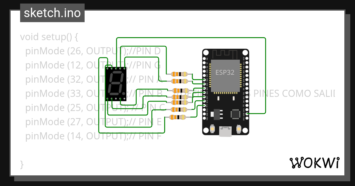 ejercicio 2 - Wokwi ESP32, STM32, Arduino Simulator
