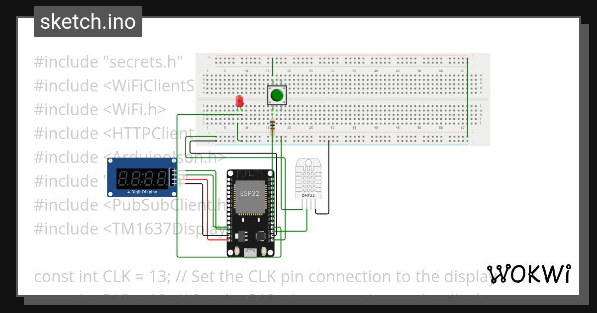 LAB4 - Wokwi ESP32, STM32, Arduino Simulator