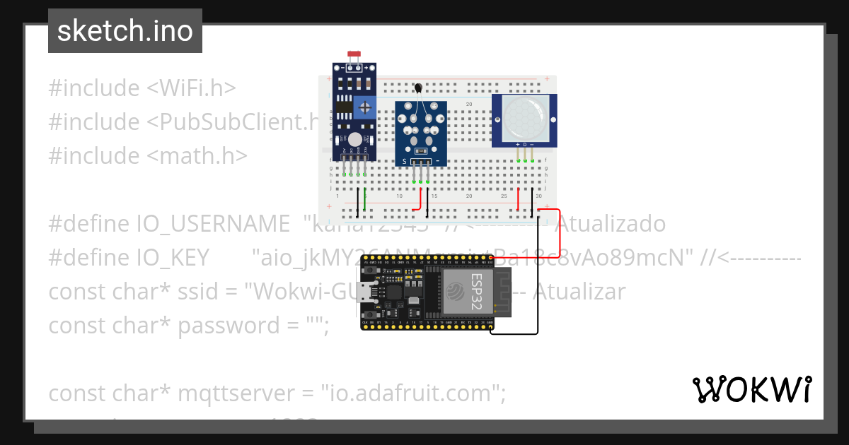 projeto iot sistemas - Wokwi ESP32, STM32, Arduino Simulator