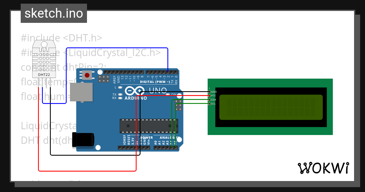 sensore - Wokwi ESP32, STM32, Arduino Simulator