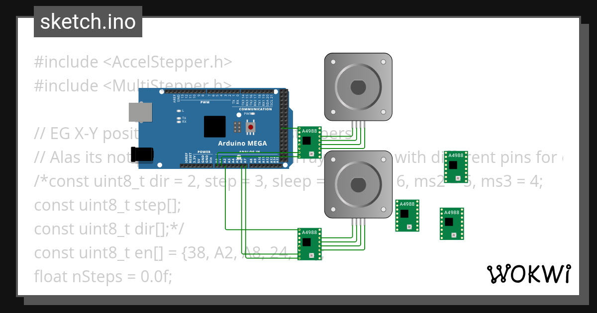 RoboArm Copy - Wokwi ESP32, STM32, Arduino Simulator