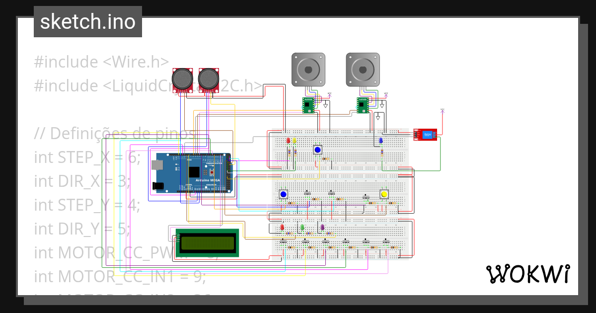 Ponte Rolante 1 - Wokwi ESP32, STM32, Arduino Simulator