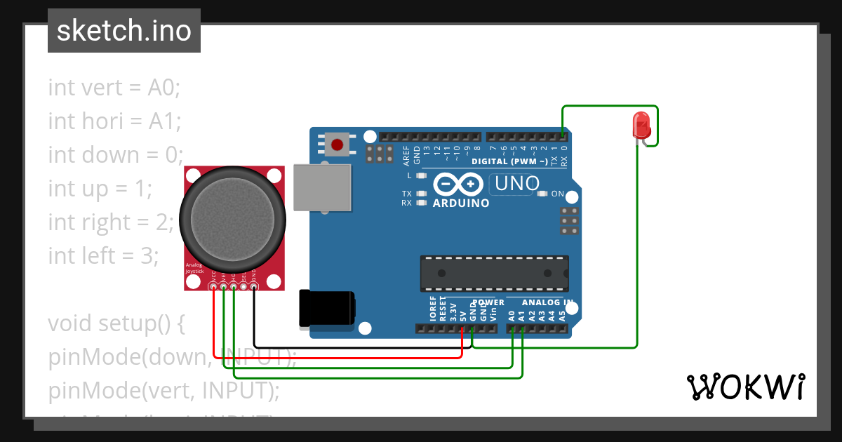 joystick - Wokwi ESP32, STM32, Arduino Simulator