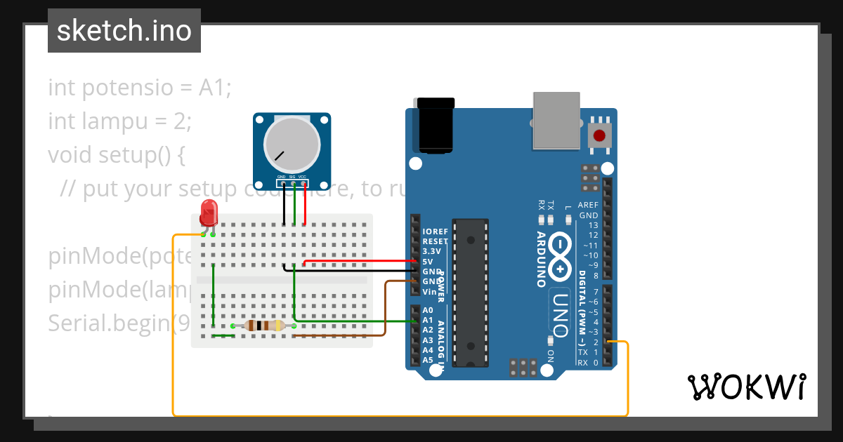 potensio - Wokwi ESP32, STM32, Arduino Simulator