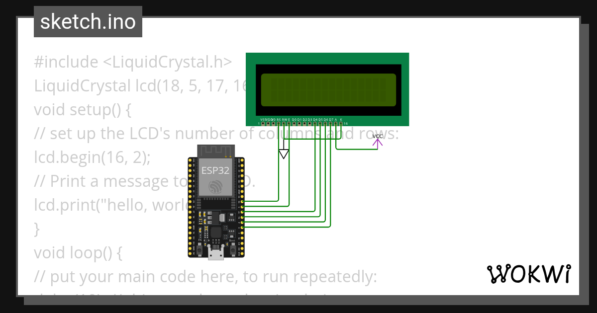 Liquid Wokwi Esp32 Stm32 Arduino Simulator