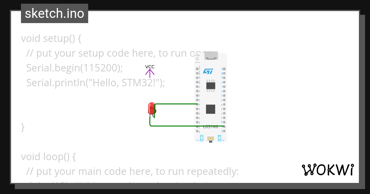 11 - Wokwi ESP32, STM32, Arduino Simulator
