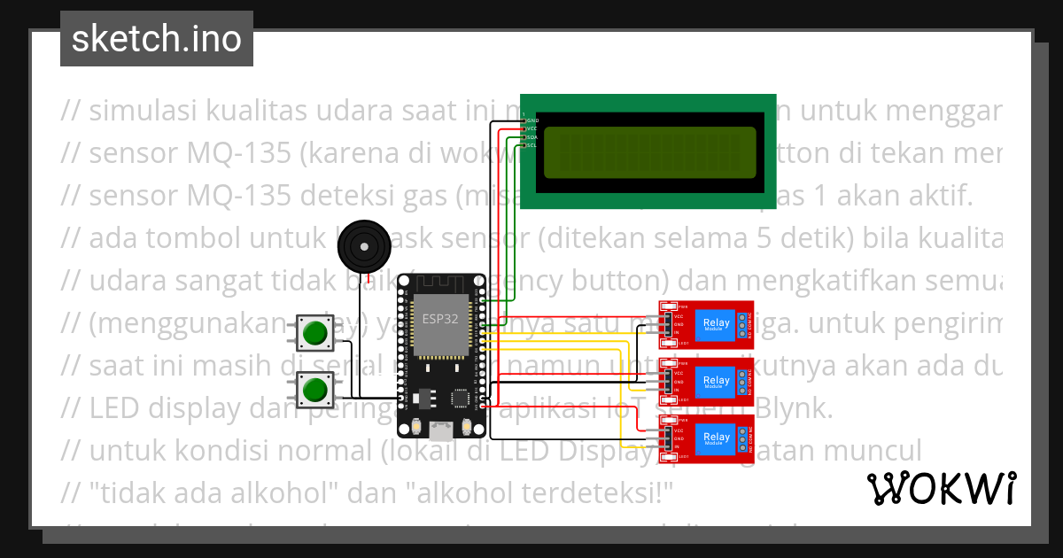 Percobaan 2 Wokwi Esp32 Stm32 Arduino Simulator