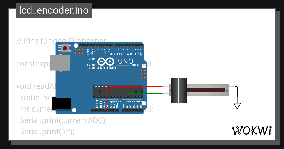 Potentiometer - Wokwi ESP32, STM32, Arduino Simulator