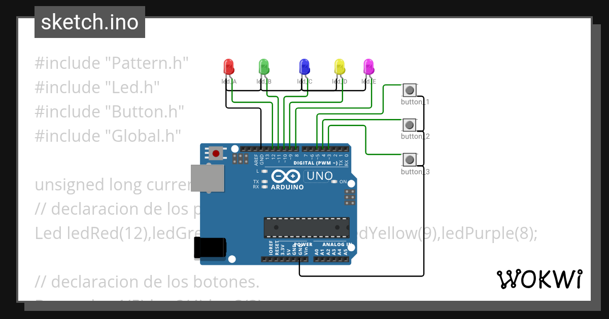 Tarea 3 POO - Wokwi ESP32, STM32, Arduino Simulator