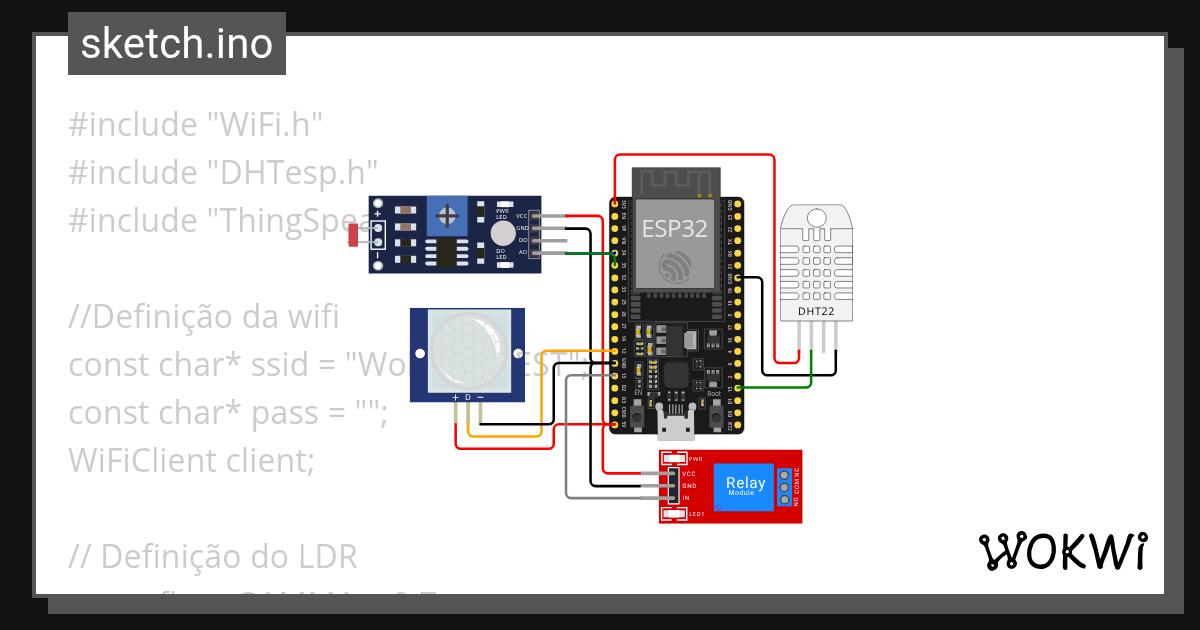 Projeto IoT - Wokwi ESP32, STM32, Arduino Simulator Projeto IoT - Wokwi ESP32, STM32, Arduino Simulator