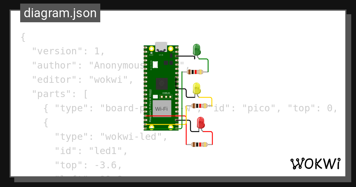 Semaforo Wokwi Esp32 Stm32 Arduino Simulator 6386