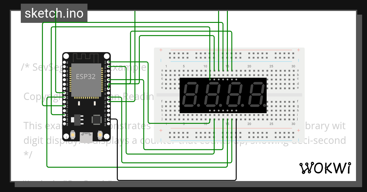 ESP32_7SegLEDDisp_DiceGame_SevSeg Copy - Wokwi ESP32, STM32, Arduino Simulator