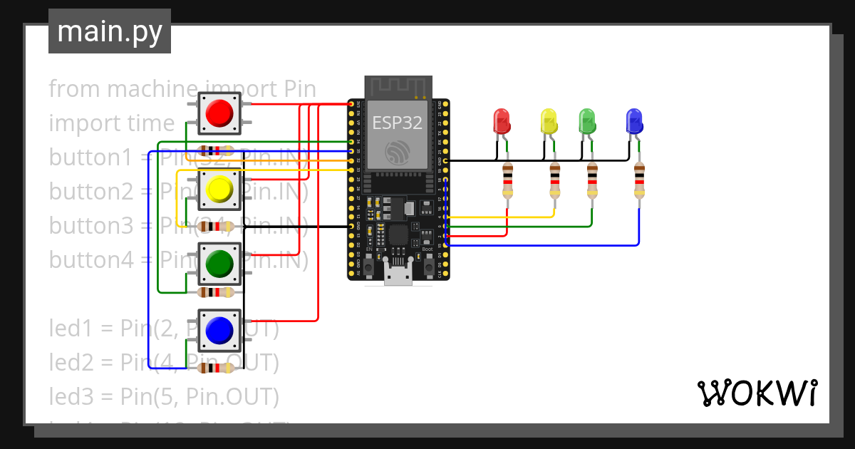 Wokwi - Online ESP32, STM32, Arduino Simulator