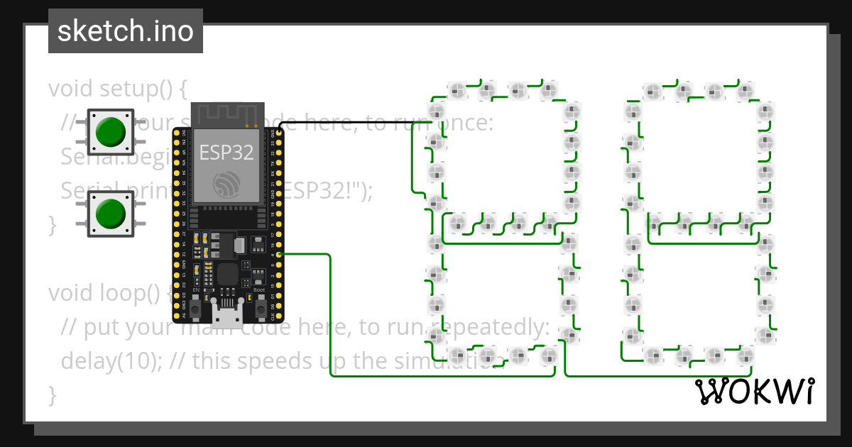 ZSSF PARKING PROJECT - Wokwi ESP32, STM32, Arduino Simulator