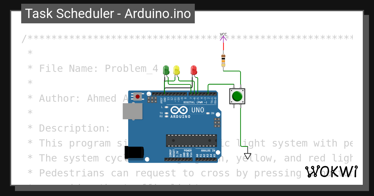 Task Scheduler O Copy Wokwi Esp32 Stm32 Arduino Simulator